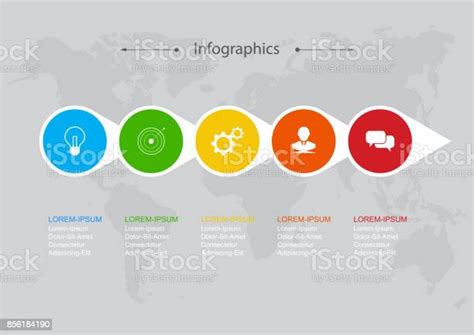 Infographic 디자인 벡터 비즈니스 개념 단계 또는 프로세스 웹 디자인 연례 보고서 다이어그램 워크플로 레이아웃에 사용
