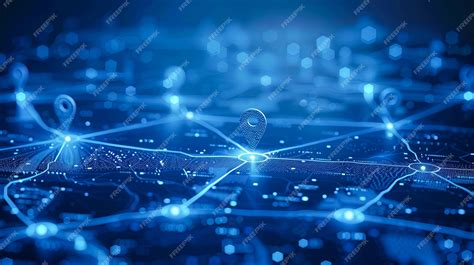 Premium Photo Abstract Technology Background Network Connection Concept 3d Rendering Toned Image