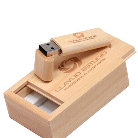 Wooden USB Drive With Box Keeptech Electronics Limited