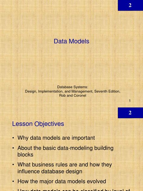 Dbms Chapter 2 Data Models Pdf Relational Database Data Model