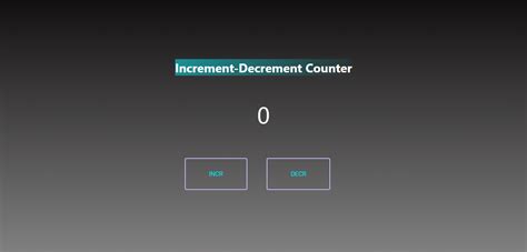 Github Sagomasereact Js App Using Hook Increment And Decrement
