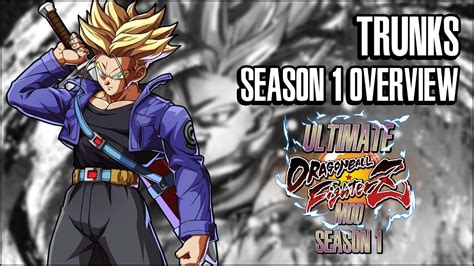 Ultimate Dbfz Mod Season 1 Trunks Overview Youtube