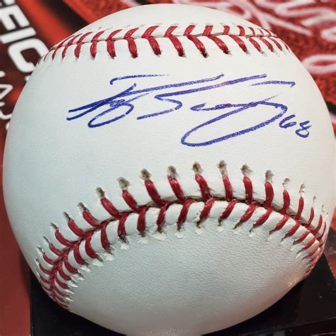 Autographed Ryan Sweeney Official Major League Baseball Main Line Autographs