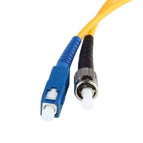 Sc St Simplex Fiber Optic Patch Cord Wad One