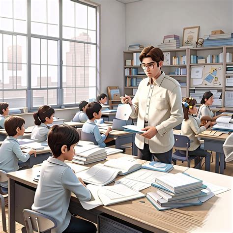Elementary School Science Teacher Uses Interactive Digital Whiteboard