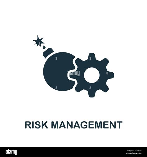 Risk Management Icon Monochrome Simple Business Intelligence Icon For Templates Web Design And