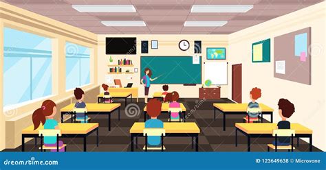 Classroom Cartoon Stock Illustrations 43294 Classroom Cartoon Stock