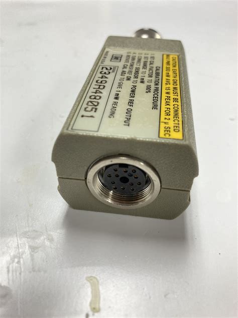 Hewlett Packard 8481a 10mhz To 18ghz Power Sensor Meter Testing Equipment Test Equipment