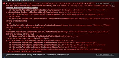Jwt Exception System Security Cryptography Cryptographicexception After Publishing Project