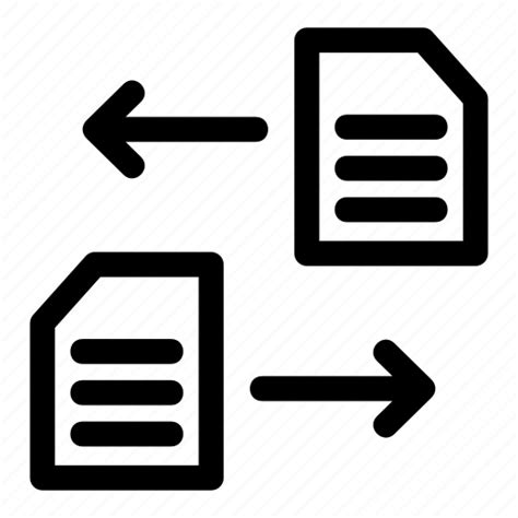 Data File Exchange Folder Transfer Information Icon Download On Iconfinder