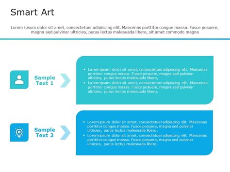 SmartArt List Vertical Bracket Steps PowerPoint Template