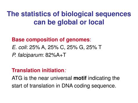 Ppt Biological Sequence Analysis Powerpoint Presentation Free