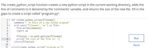 The Createpythonscript Function Creates A New Python Script In The