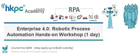 Rpa Hands On Workshop 1 Day Wtia Hong Kong Wireless Technology Industry Association