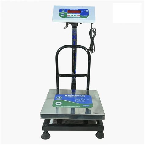 Electronic Platform Weighing Scale 100kg Capacity 10g Accuracy Digital