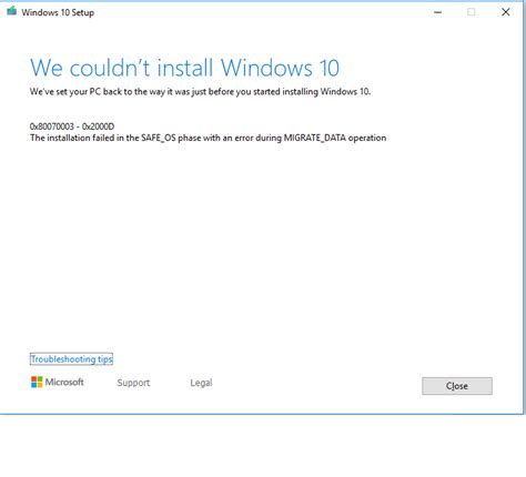 windows 10 won t update to 1903 error code 0x80070003 windows 10 forums