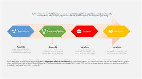 Four Different Colored Arrows Google Slide Theme And Powerpoint Template Slidedocs