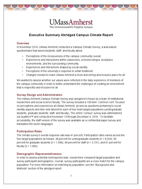 Abridged Report Executive Summary Survey Methodology Identity Social Science