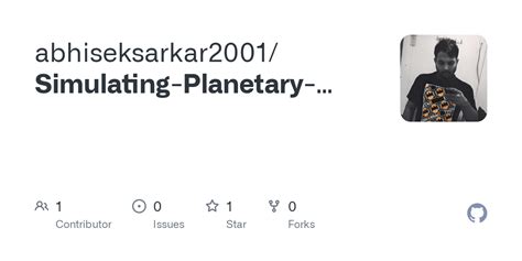 Github Abhiseksarkar2001simulating Planetary Motion