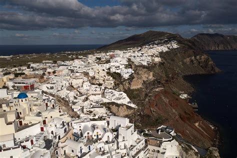 Santorini Erdbeben Brechen Enorme Marke Insel Feilt An Notfallplan