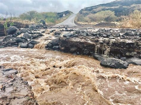 rains soak east maui and force multiple road closures news sports