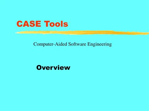 PPT CASE Tools PowerPoint Presentation Free Download ID