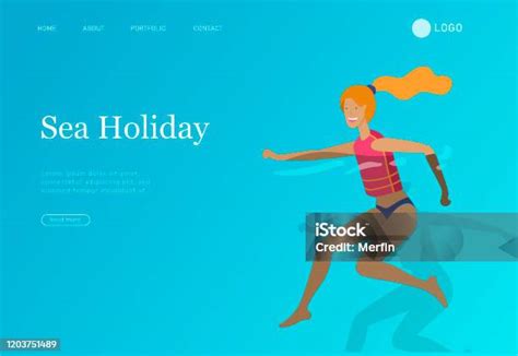 바다 수영장 또는 바다에서 활동하는 사람들 가족 및 어린이 수영복 다이빙 서핑 떠다니는 에어 매트리스에 누워 공을 치는 남성 또는 여성 만화 벡터 Html에 대한 스톡 벡터