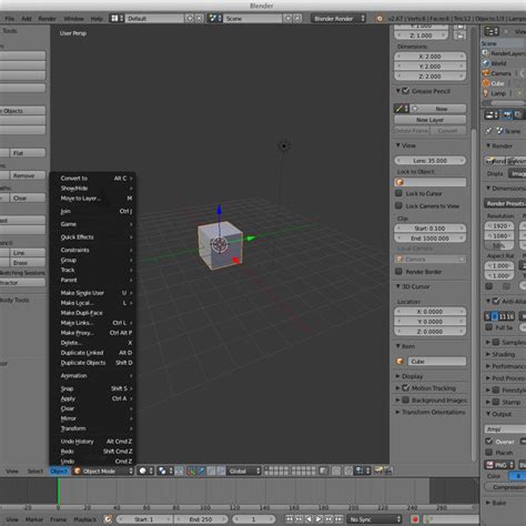 A Screenshot Showing The Complexity Of Blenders User Interface