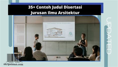 35 Contoh Judul Disertasi Jurusan Ilmu Arsitektur Manusia Skripsi