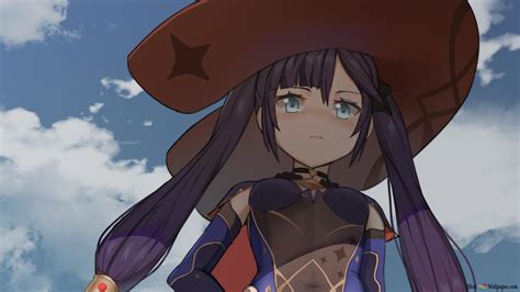 Genshin Impact Hot Mona The Witch K Wallpaper Download