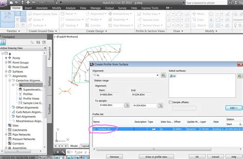 How To Rename The Existing Profile “profile From Surface” Autodesk