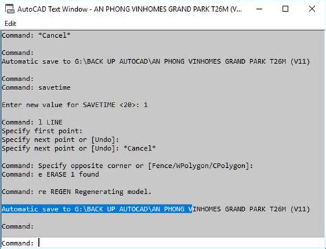 AutoCAD Không Tự động Back Up Phải Làm Sao
