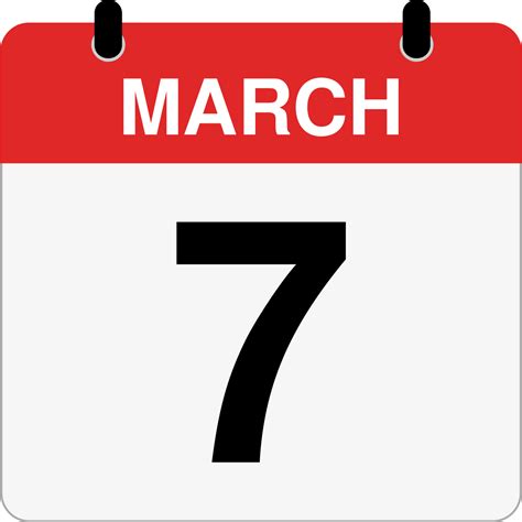 How Many Days Until March 7th Inch Calculator
