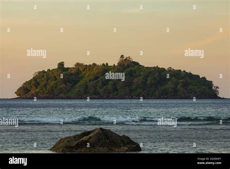 Seascape And Jungle At Sunset Pulau Seulako Island From Iboih Beach
