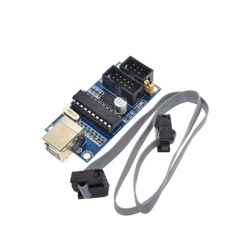 usb tiny isp programmer mit kabel 6 10pin für avr roboter bausatz de