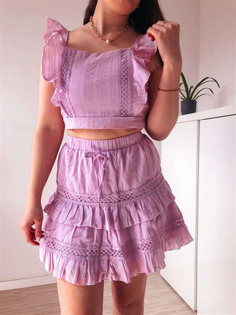 Lila Komplet Lina Heyou