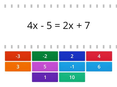 Solve Equations Intro To Unknowns Both Sides Find The Match