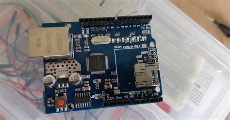 Arduino Uno With Ethernet Hat