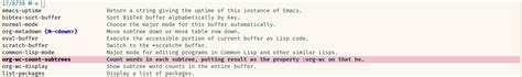 The Emacs Minibuffer Completion System For Fast Selection