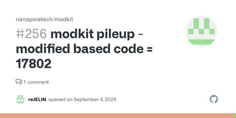 Modkit Pileup Modified Based Code 17802 · Issue 256 · Nanoporetech