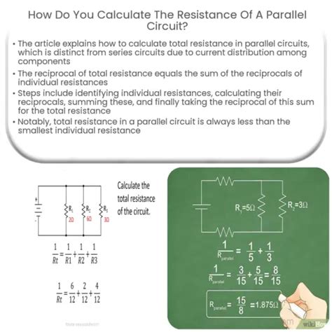 How Do You Calculate The Total Resistance In A Parallel Circuit