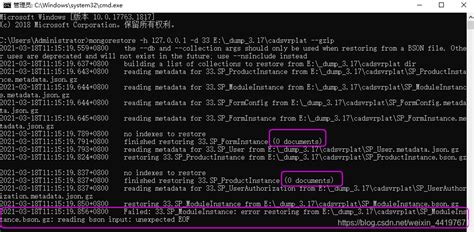 Mongodb备份还原错误记录failed Error Creating Intents To Dump Error Gett Csdn博客