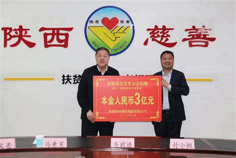 陕西柳林酒业集团在省慈善协会建立留本捐息慈善基金3亿元 吴前进 善款 社会