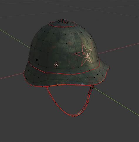 3d Model Soviet Ww Helmet Ssh 36 Vr Ar Low Poly Cgtrader