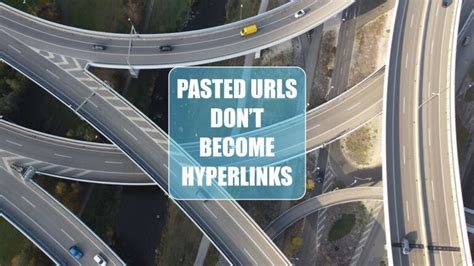 Pasted Urls Dont Become Hyperlinks Excel Tips Mrexcel Publishing