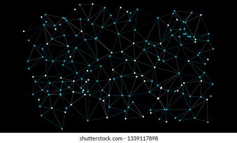Vector Triangles Shapes Chaos Neural Network เวกเตอรสตอก ปลอดคา