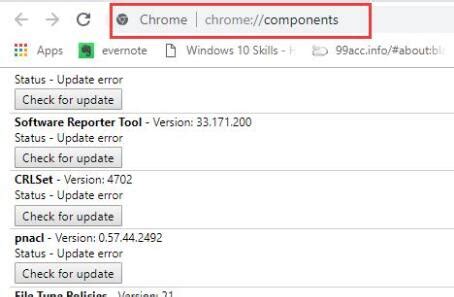 How To Update Chrome Components On Windows 10
