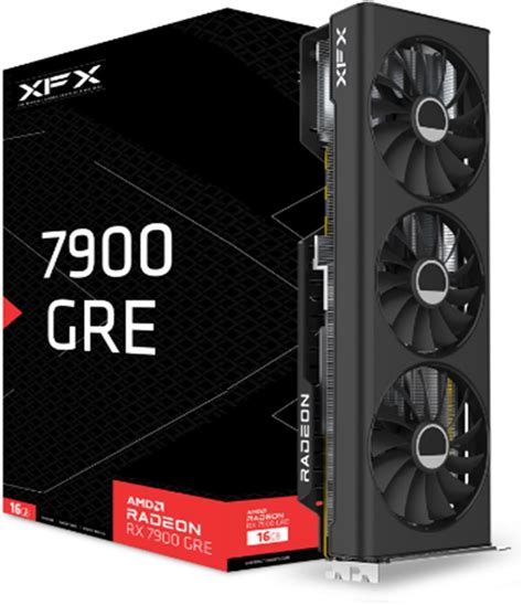 XFX Radeon RX GRE Gaming Graphics Card With GB GDDR AMD RDNA RX GMERCB Amazon Com