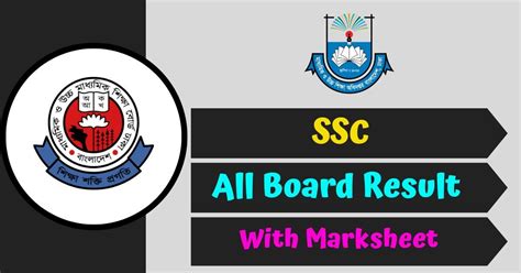 Ssc All Board Result 2025 With Marksheet Written Result Bd