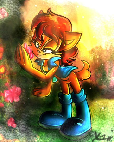 Sally Acorn By Blossom Fur On Deviantart
